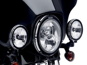 Harley-Davidson Burst Collection Trim Rings for Headlamp And Auxiliary ...